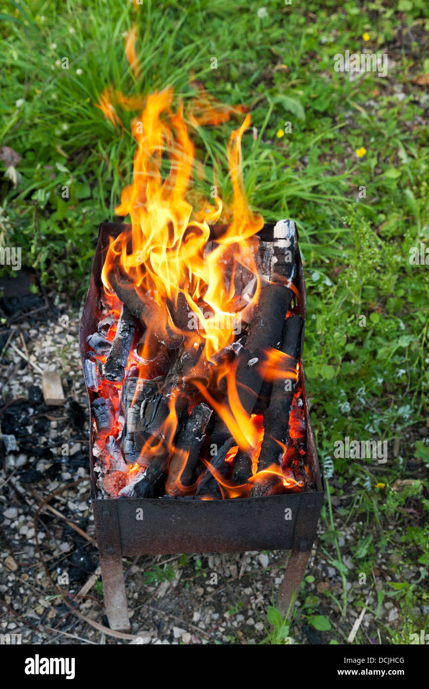 Burning fire in oven through hi-res stock photography and images - Alamy