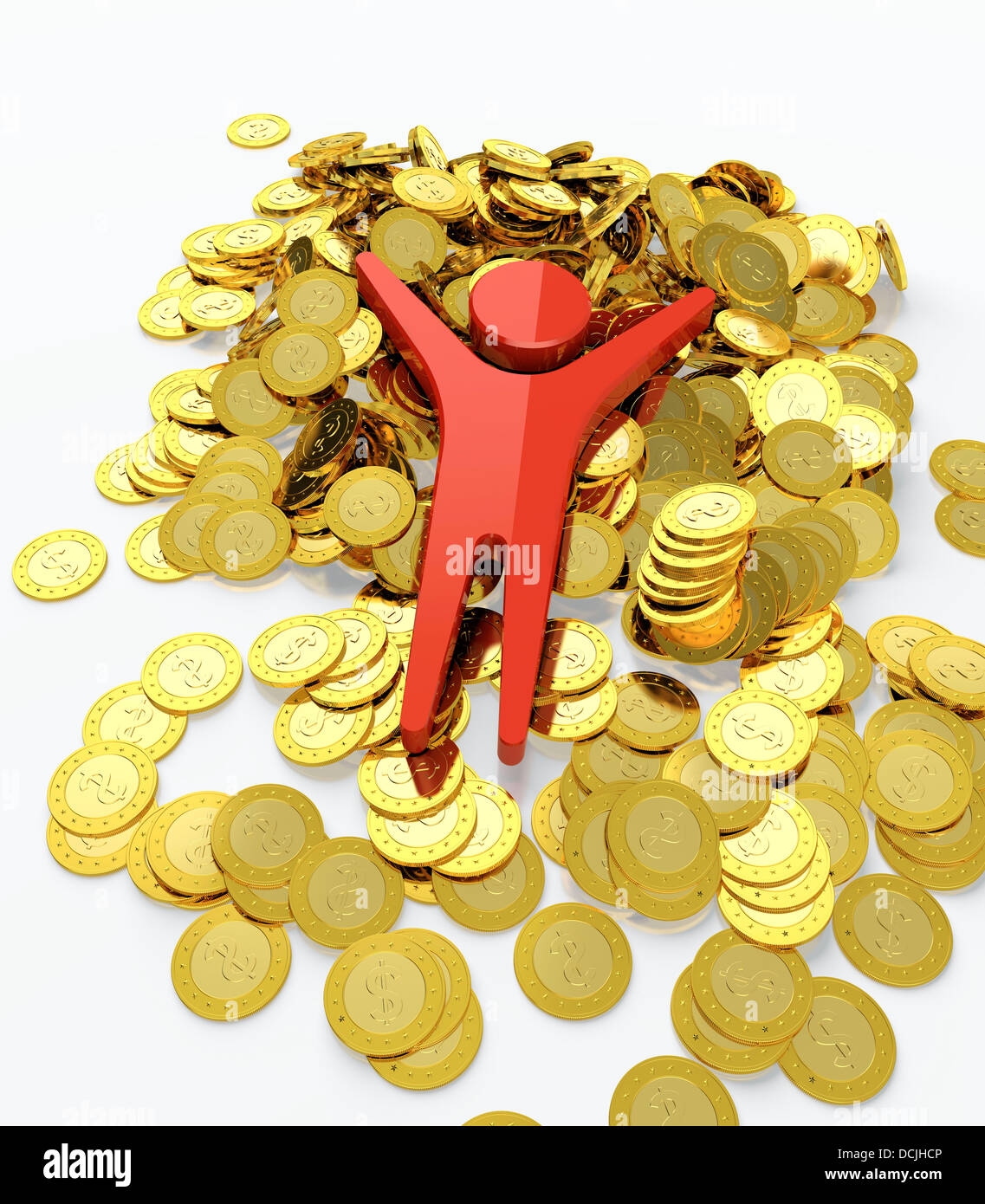 Bathing in money hi-res stock photography and images - Alamy