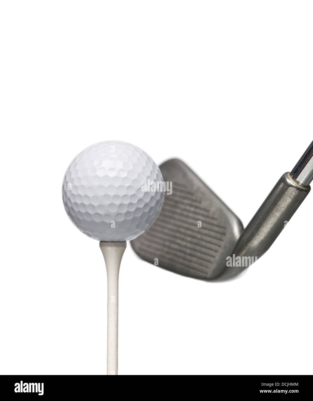 Golf ball on tee peg hi-res stock photography and images - Alamy