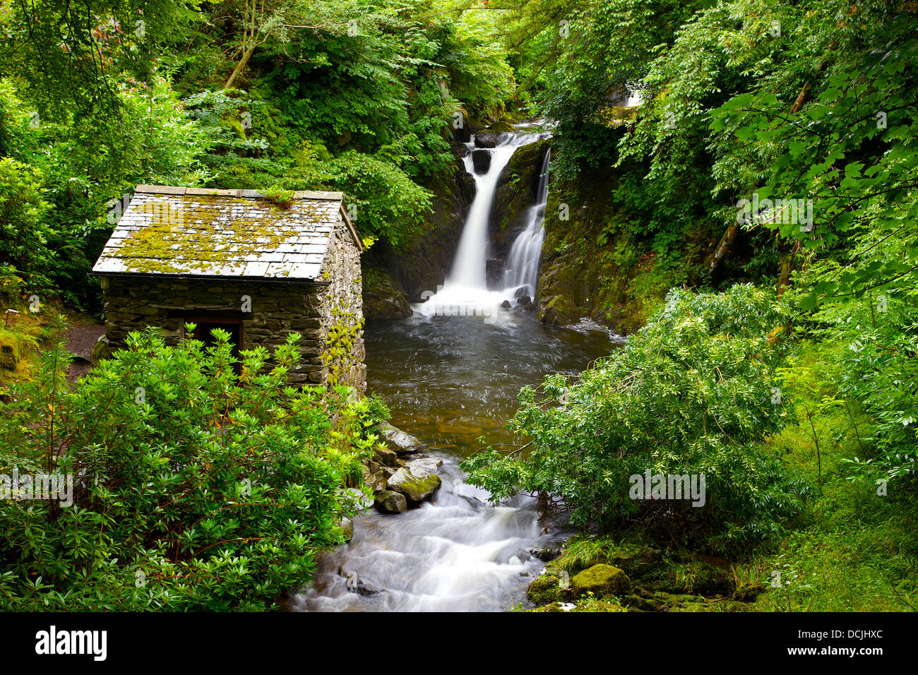 Waterfall river gorge cumbria uk High Resolution Stock Photography and ...