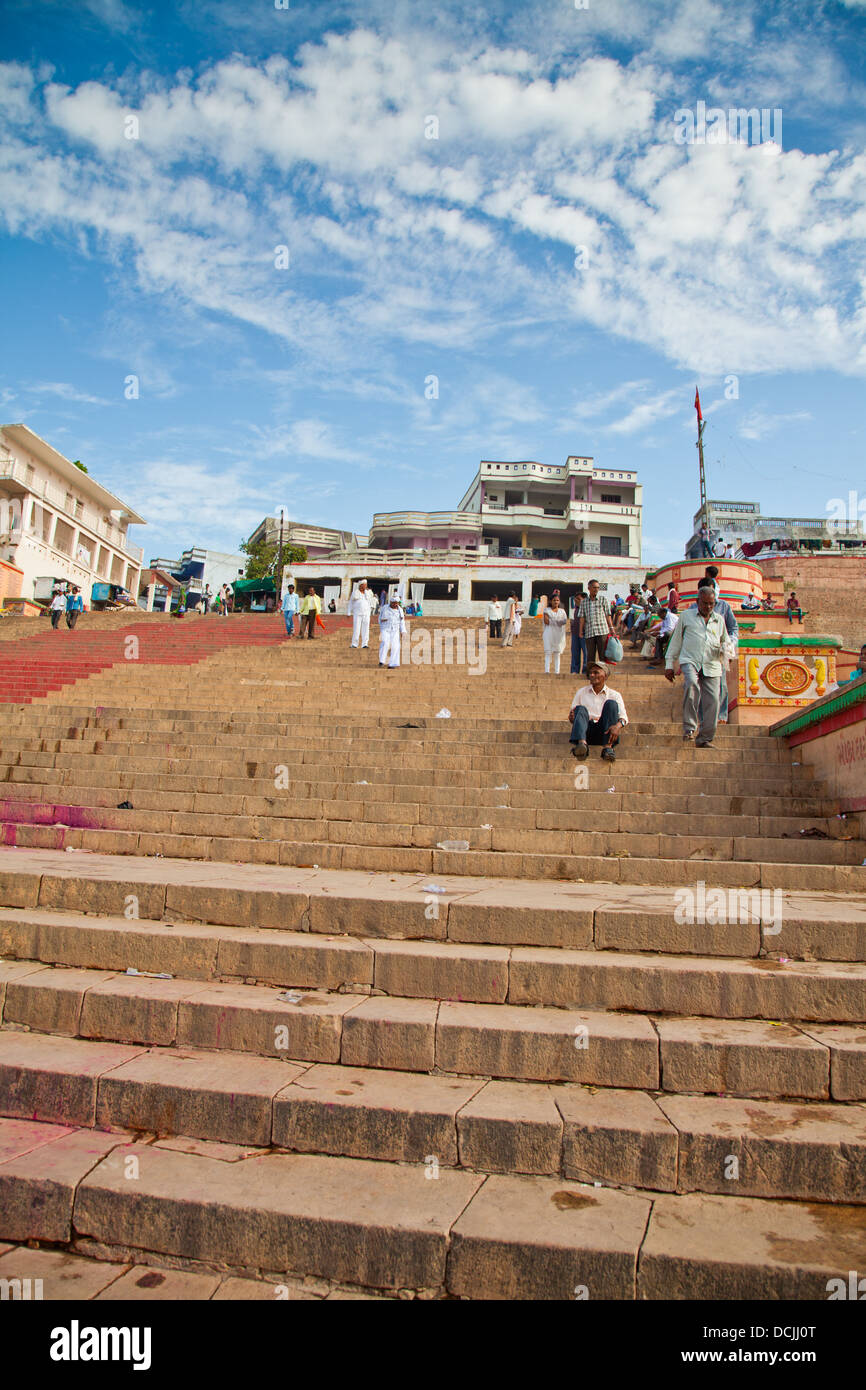 Staircase at Chandod Ghat, Gujarat, India Stock Photo - Alamy