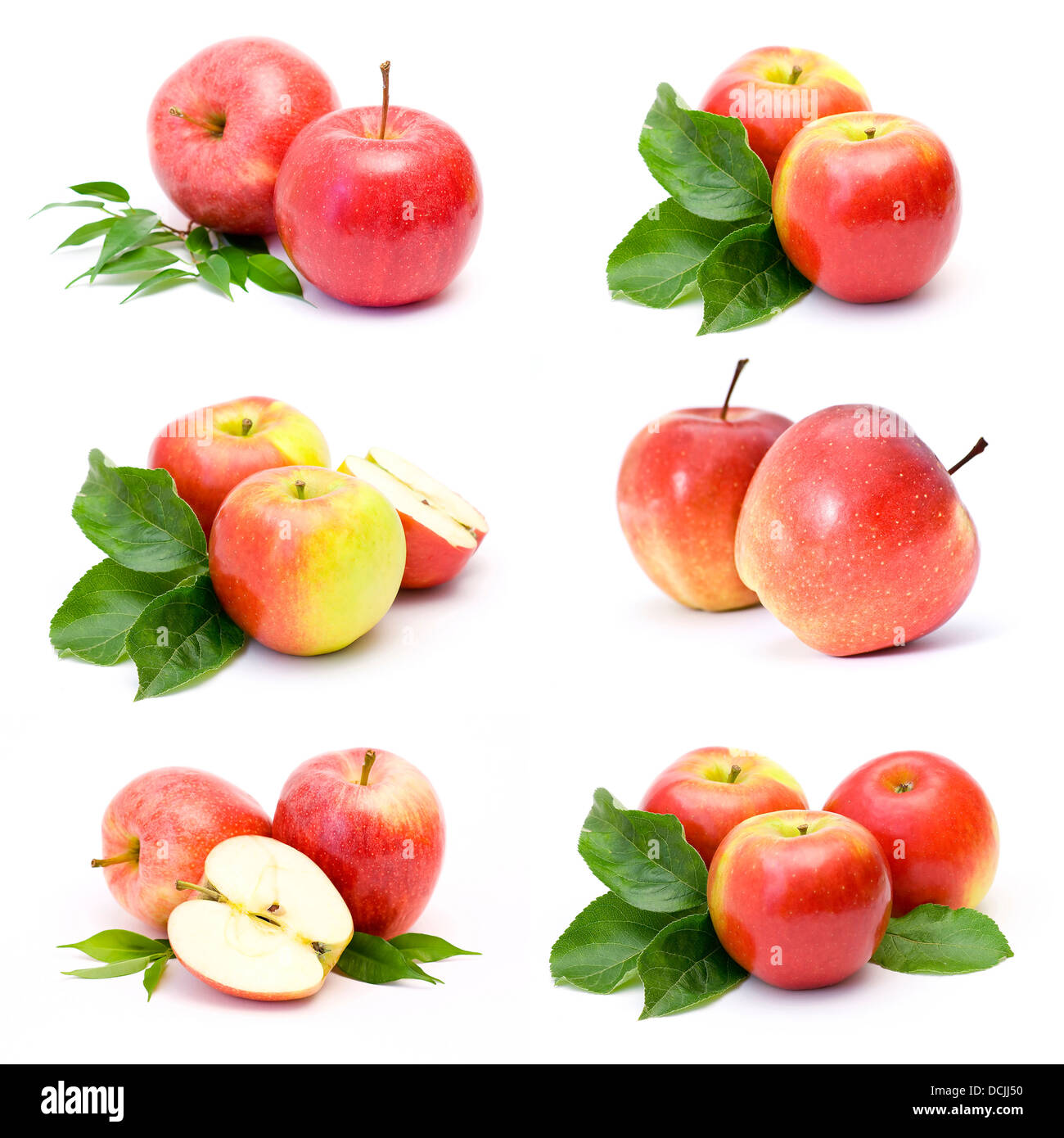 collection of fresh apple fruits Stock Photo - Alamy