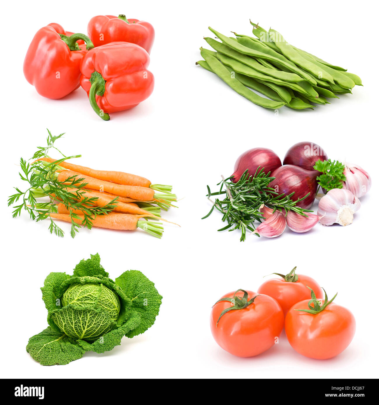 collection of fresh vegetables Stock Photo - Alamy