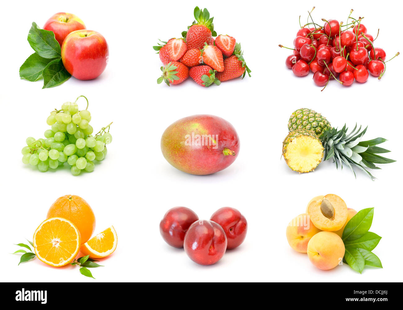 collection of fresh fruits Stock Photo - Alamy