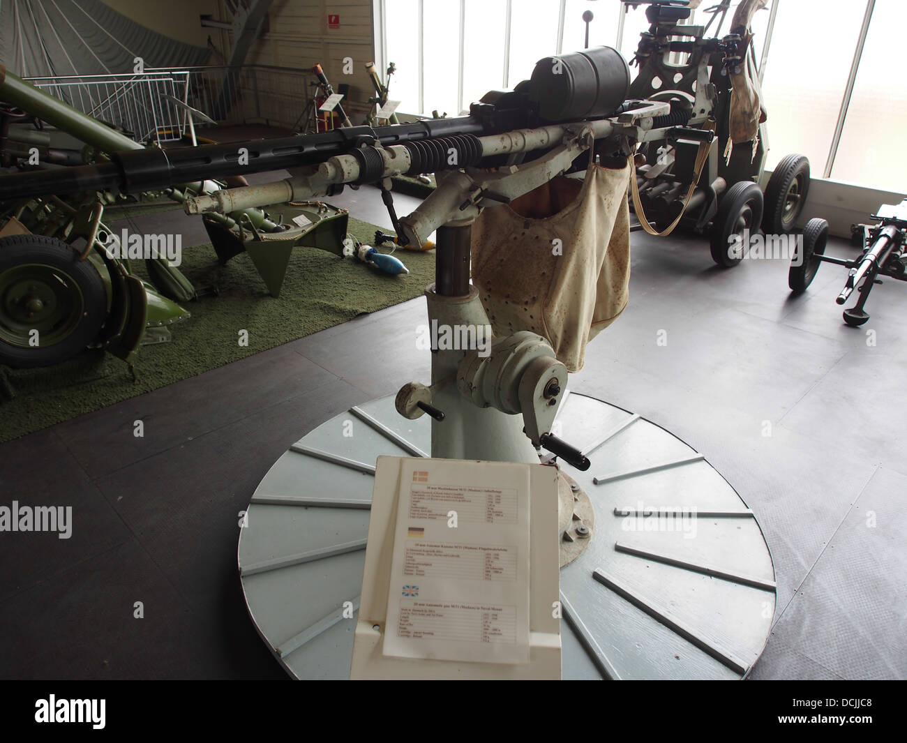 Madsen M31 20mm automatic gun AA on naval mount in Aalborg Forsvars- og ...