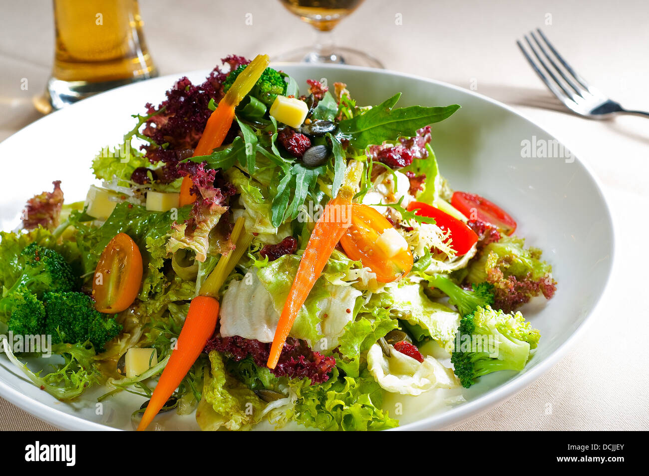 fresh mixed salad Stock Photo - Alamy