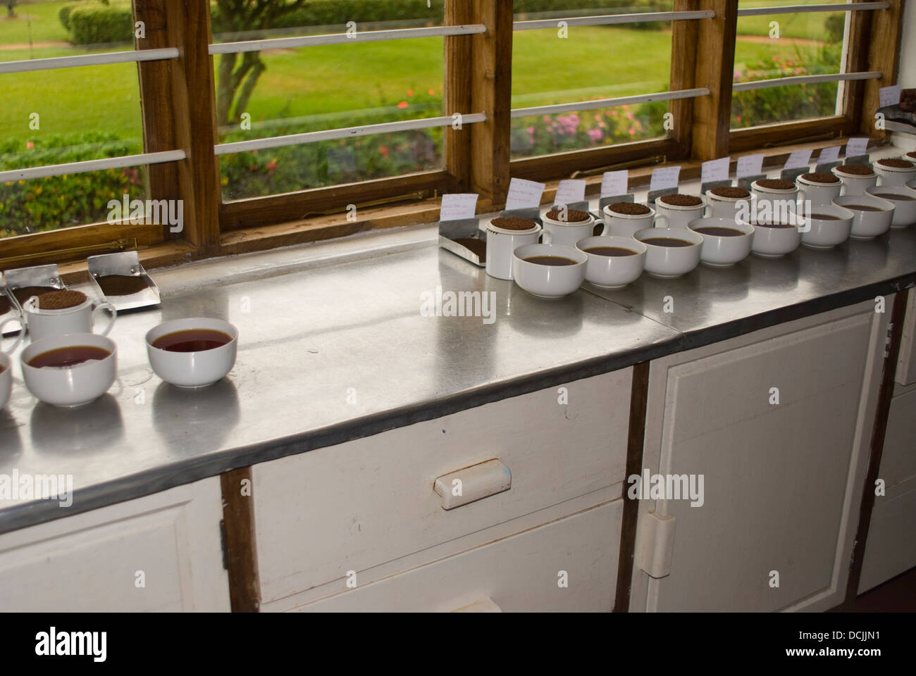 Tea blending at Itona Tea Factory, Mufindi, Tanzania Stock Photo - Alamy