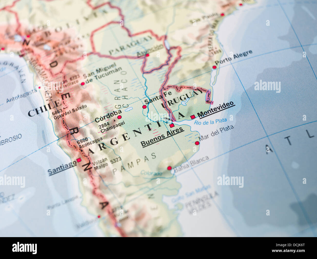 Pampas map hi-res stock photography and images - Alamy