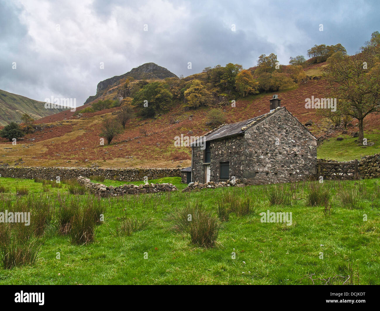 Old disused farm cottage, Borrowdale, Cumbria, UK Stock Photo - Alamy