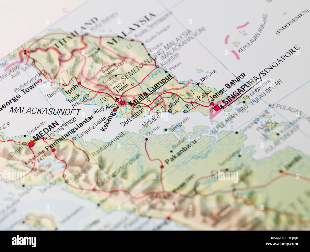 Map of medan hi-res stock photography and images - Alamy