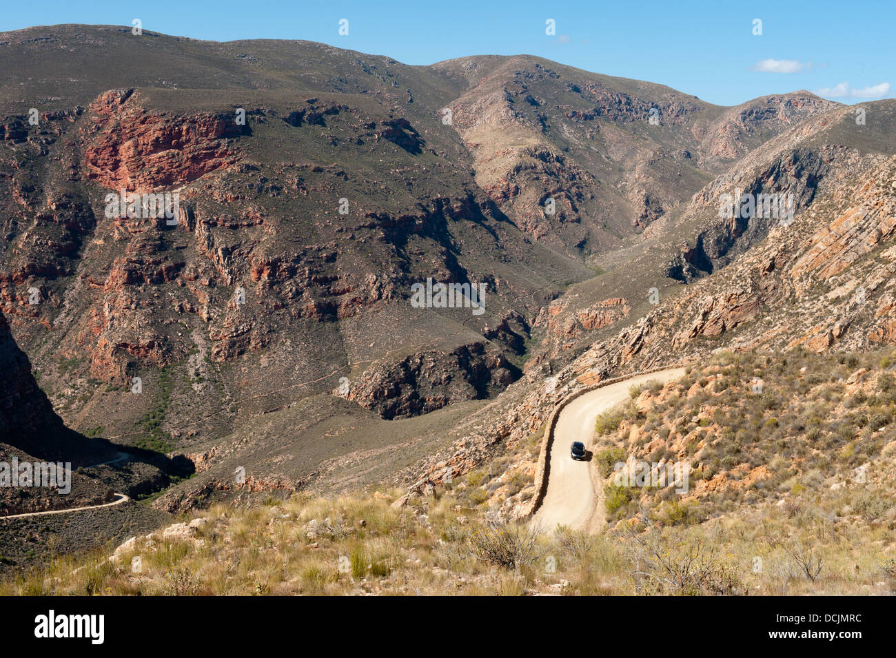 Swartberg Pass over the Swartberg Mountains, Oudtshoorn, South Africa ...