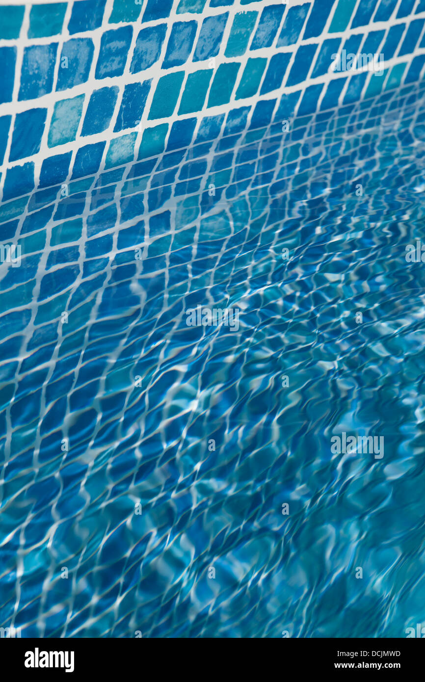 Close up from a swimming pool Stock Photo - Alamy