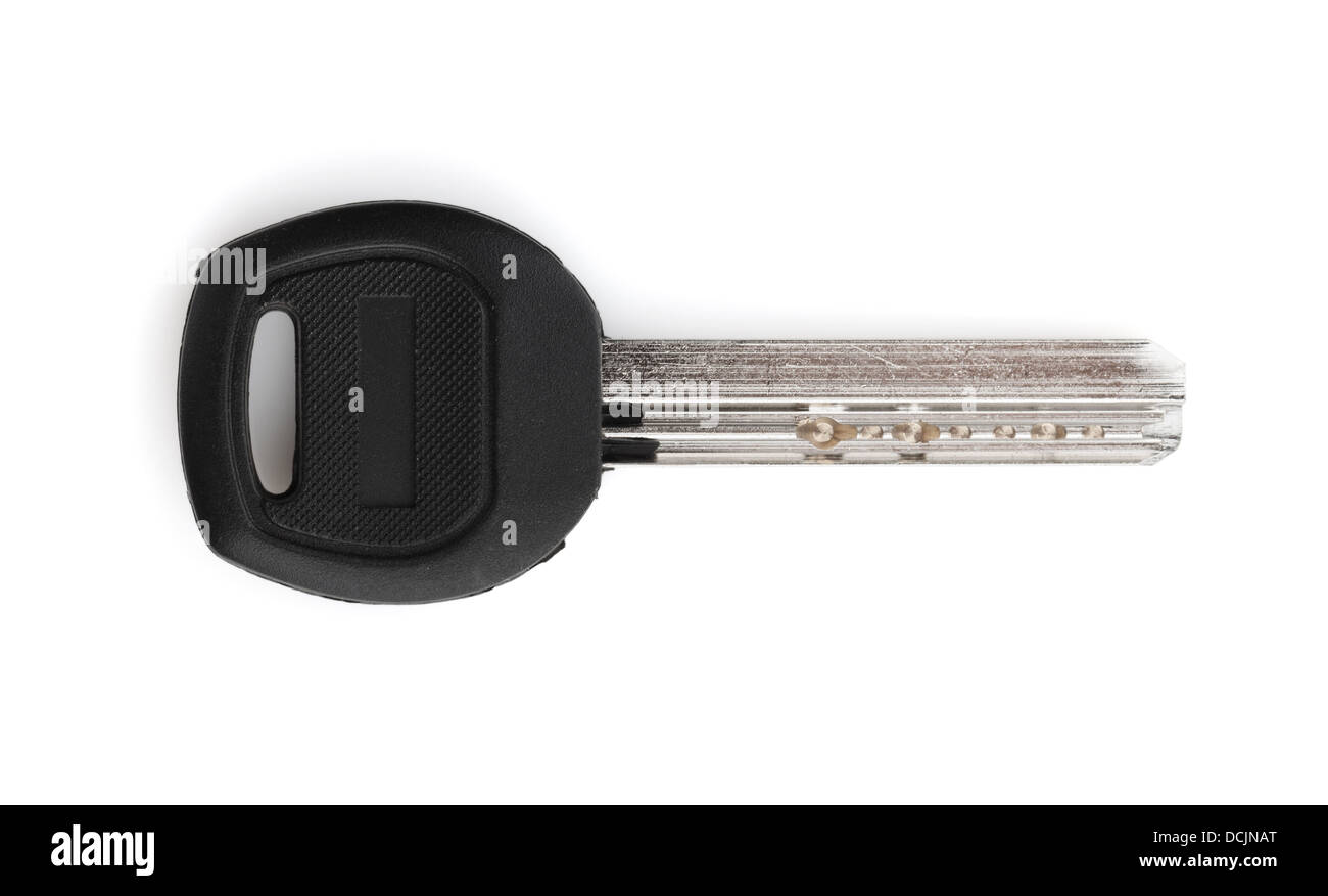 Door key. Isolated on white background Stock Photo - Alamy