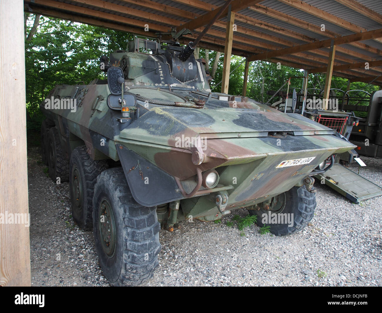 Luchs reconnaissance vehicle in Aalborg Forsvars- og Garnisonsmuseum ...