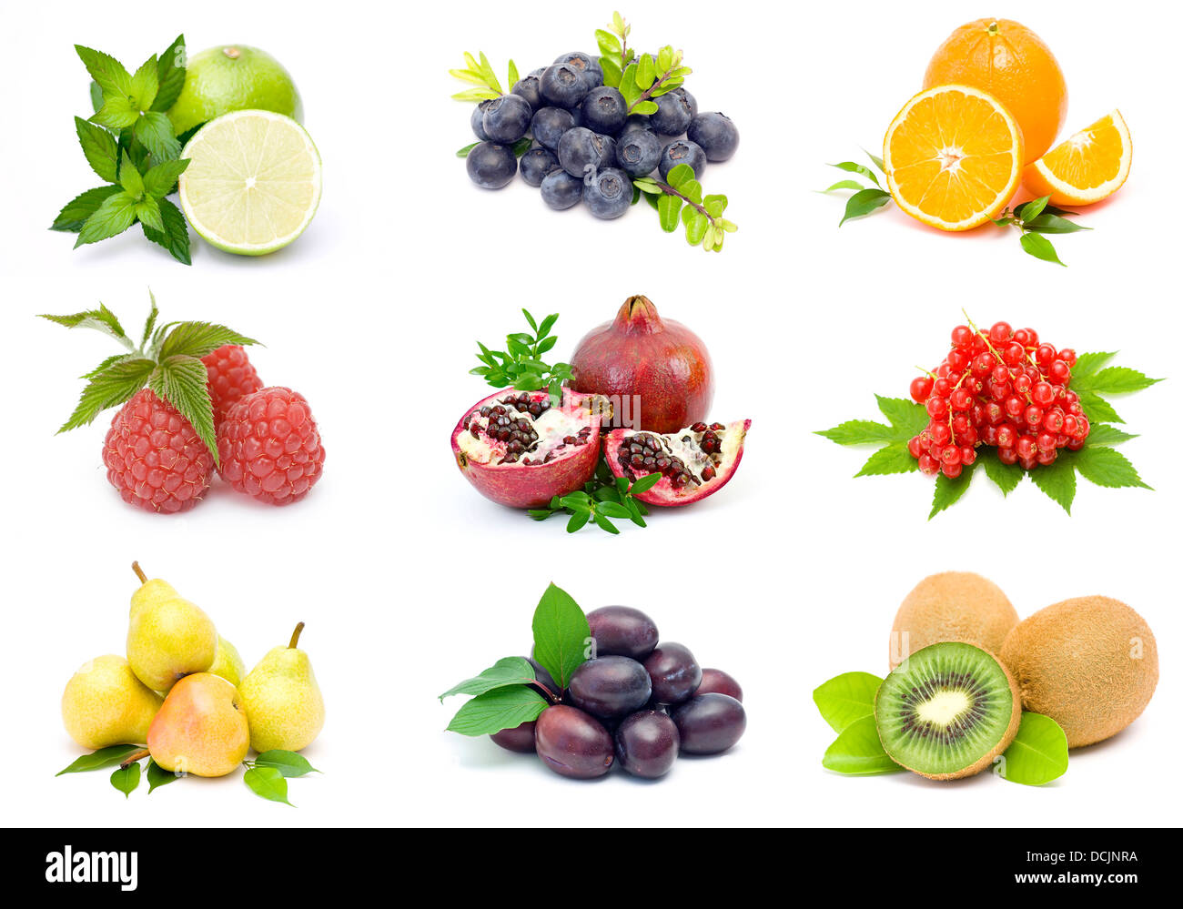 collection of fresh fruits Stock Photo - Alamy