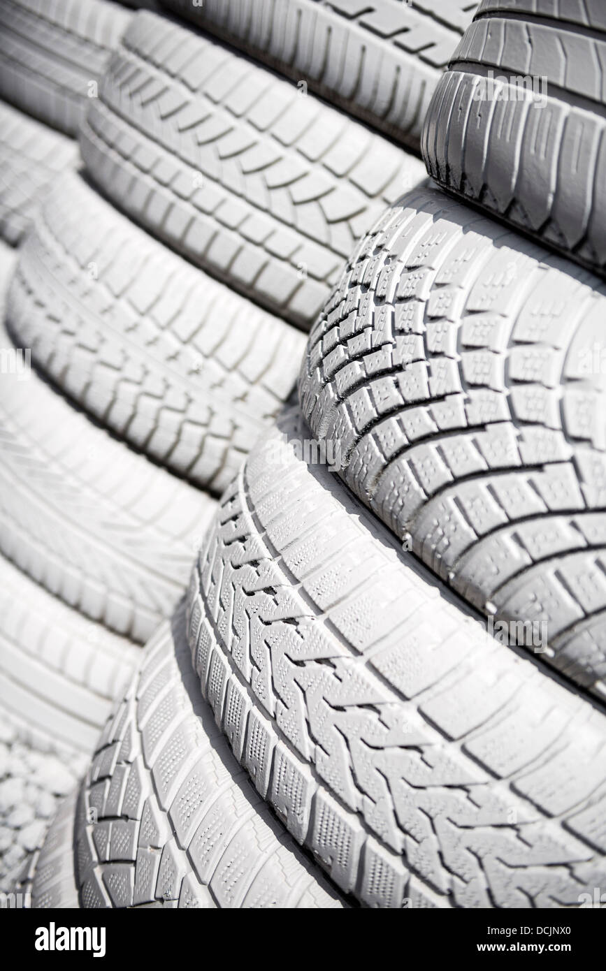 White tyres hi-res stock photography and images - Alamy