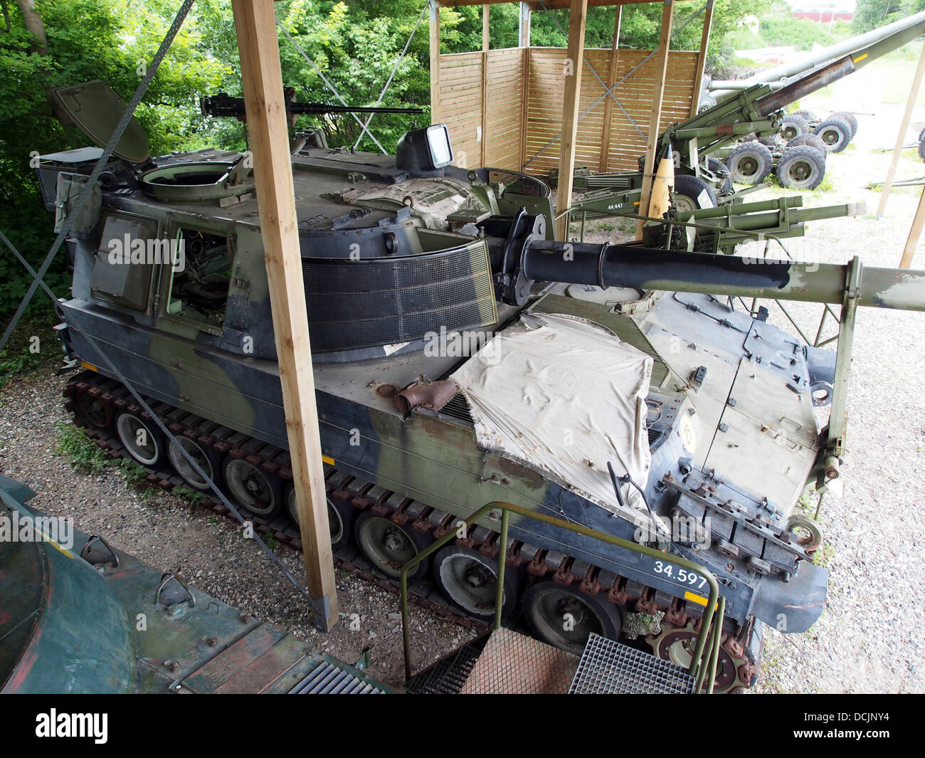 M109 photographed slightly from above, photographed at the Aalborg ...