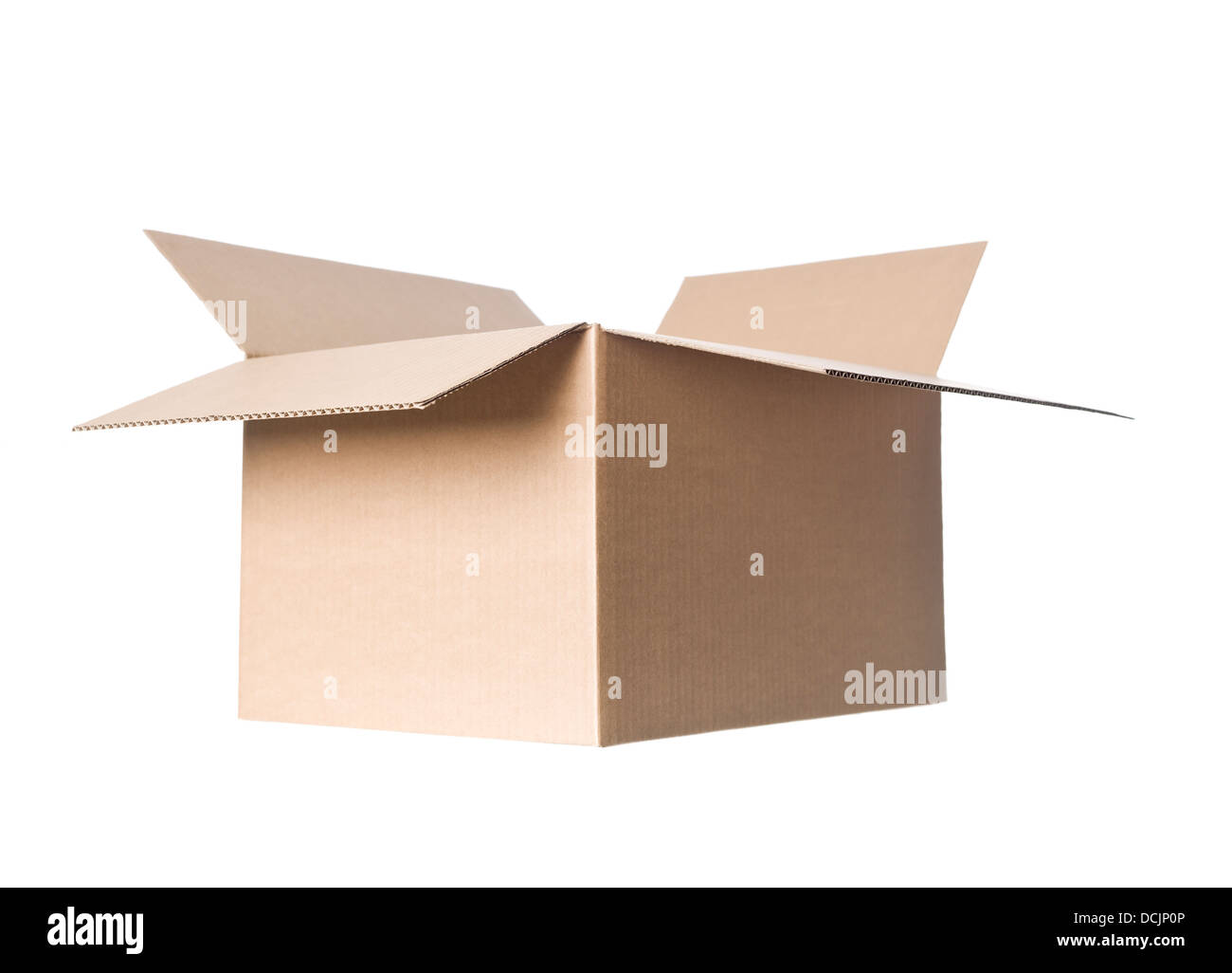 Open cardboard box Stock Photo - Alamy