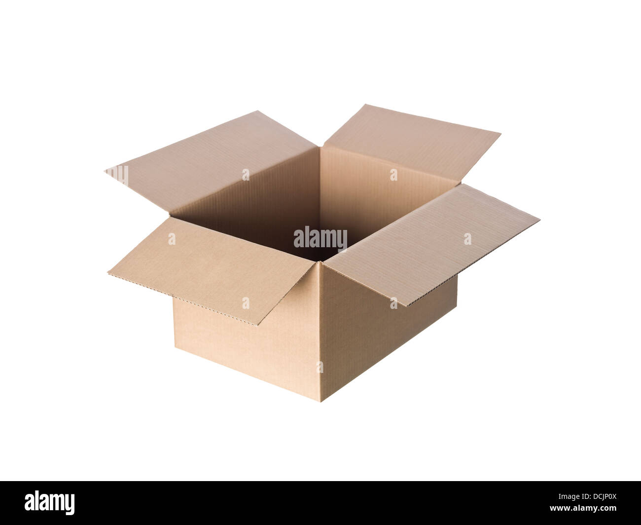 Open cardboard box Stock Photo - Alamy