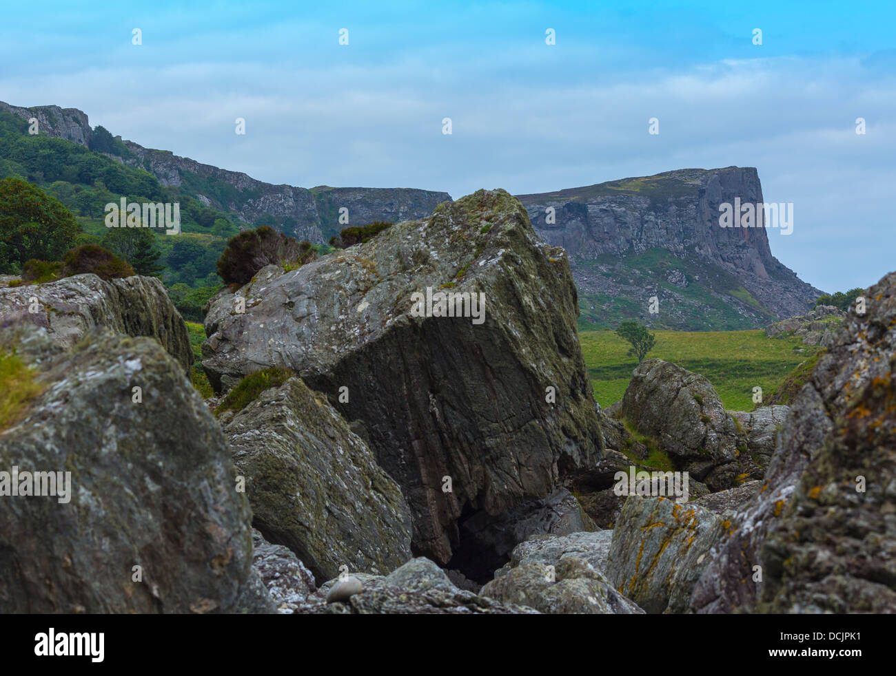 Fair Head from Murlough County Antrim Northern Ireland Stock Photo - Alamy