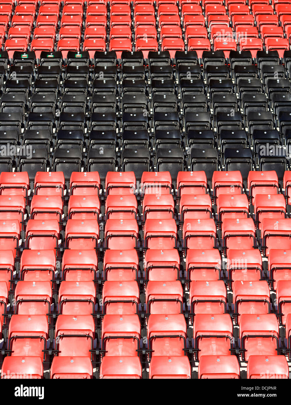 Spectators seats at a Stadium Stock Photo - Alamy