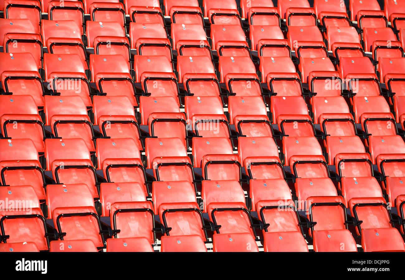 Spectators seats at a Stadium Stock Photo - Alamy
