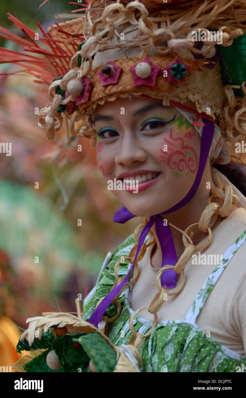 Culture Carnival parade in Jakarta celebrated Indonesia independent day ...