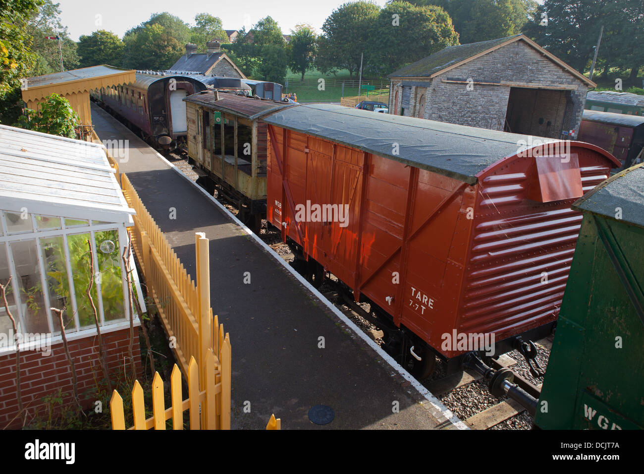 New Somerset and Dorset Railway, Midsomer Norton Station, Dorset UK Stock Photo - Alamy