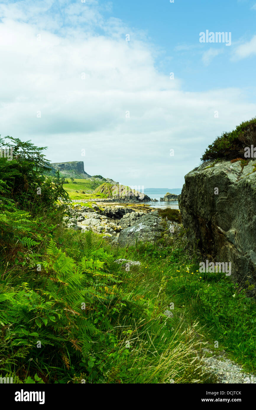 Fair Head from Murlough Bay North Antrim Northern Ireland Stock Photo ...