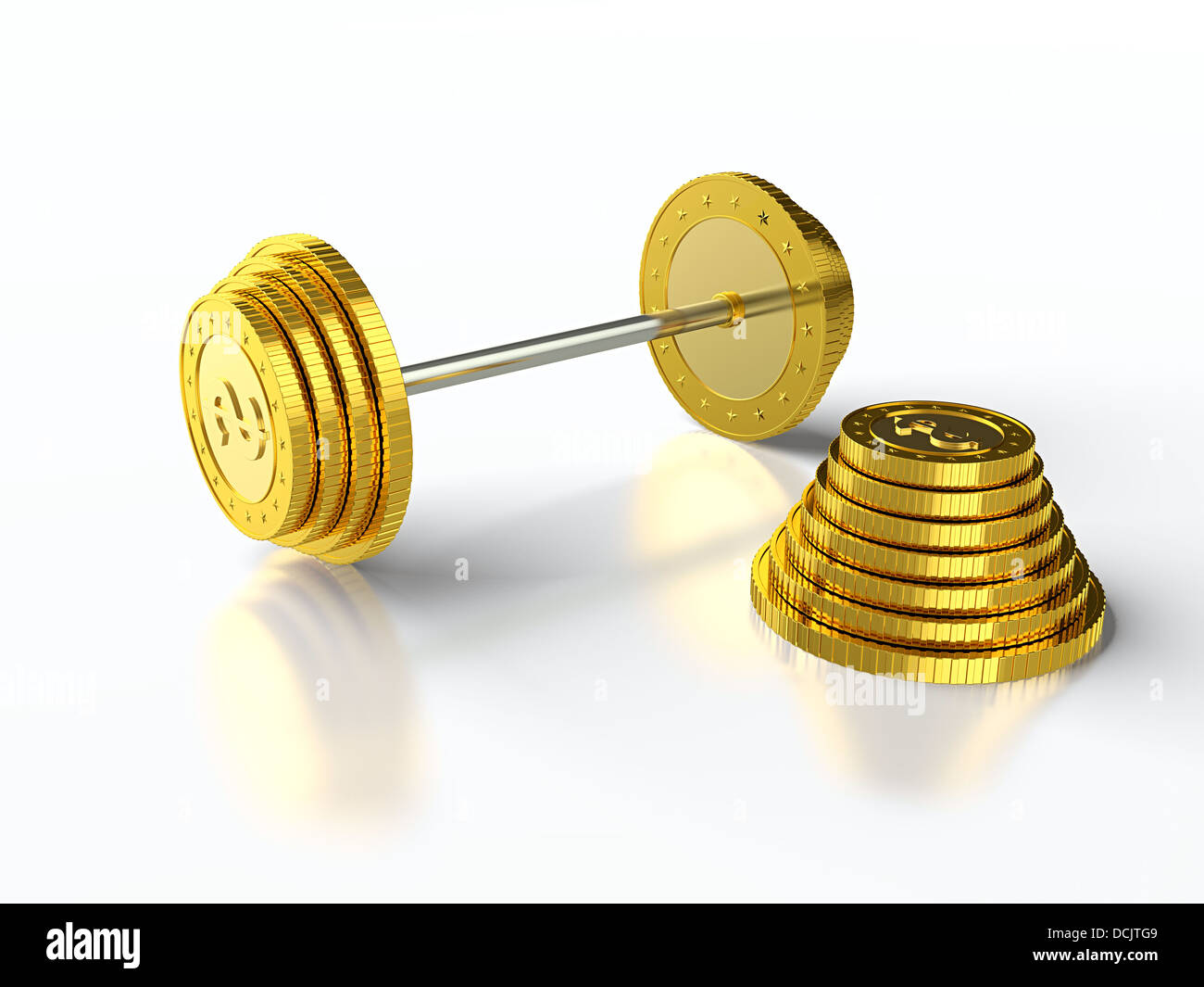 Gold Dumbbell Stock Photos & Gold Dumbbell Stock Images - Alamy