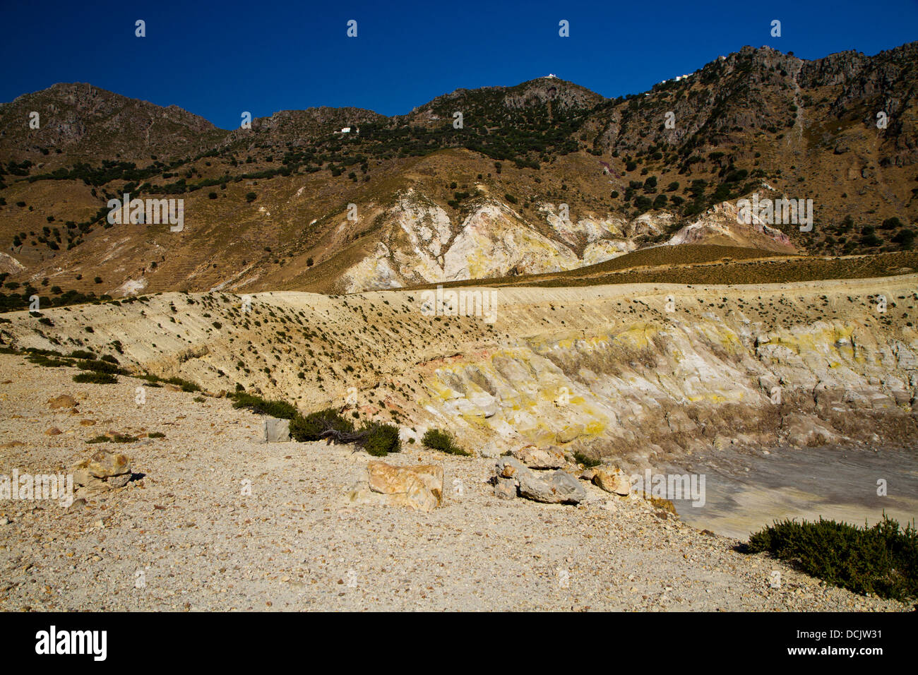 Nisyros Volcanic Island Greece Stock Photo - Alamy