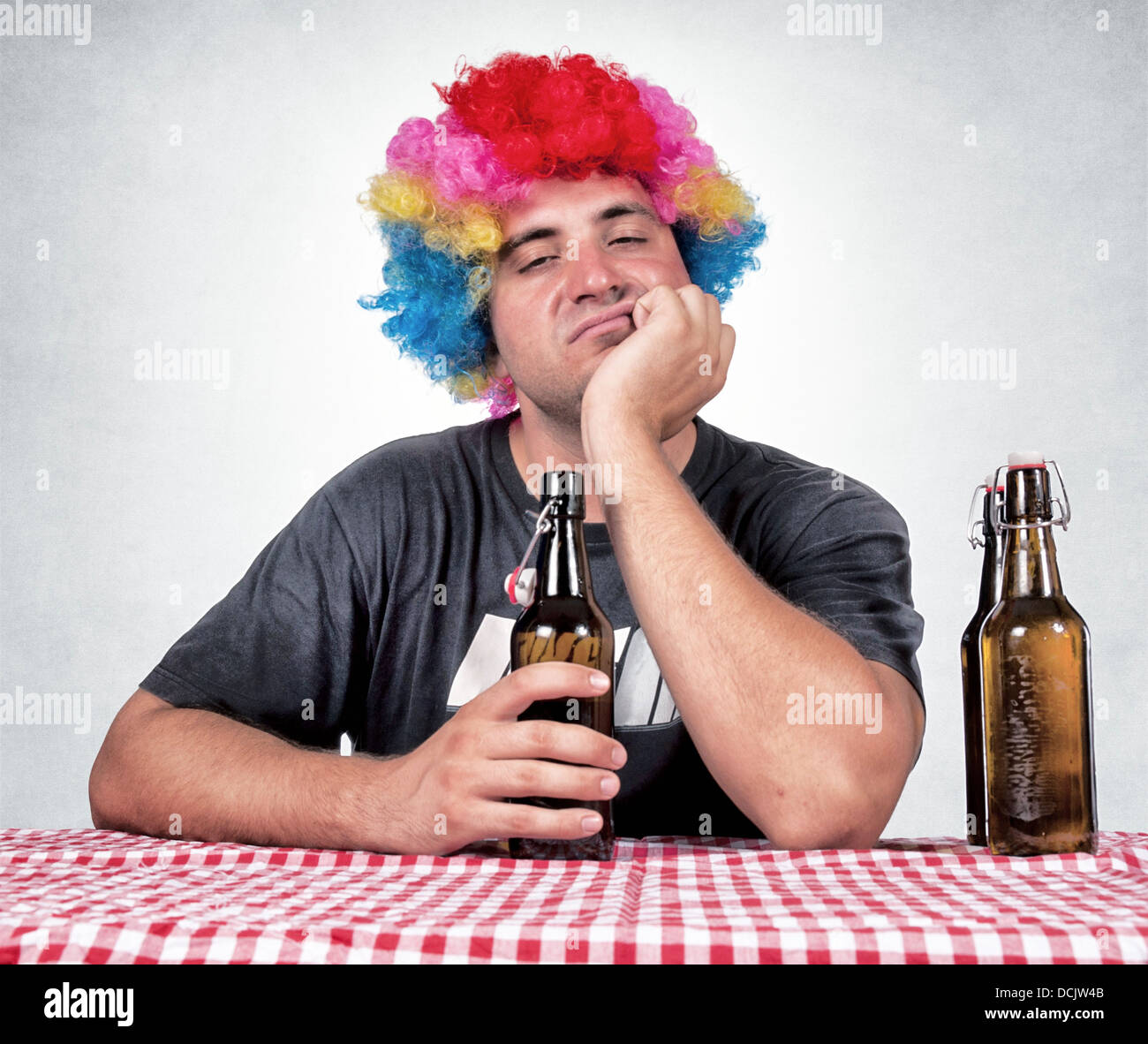 Drunk clown hi-res stock photography and images - Alamy