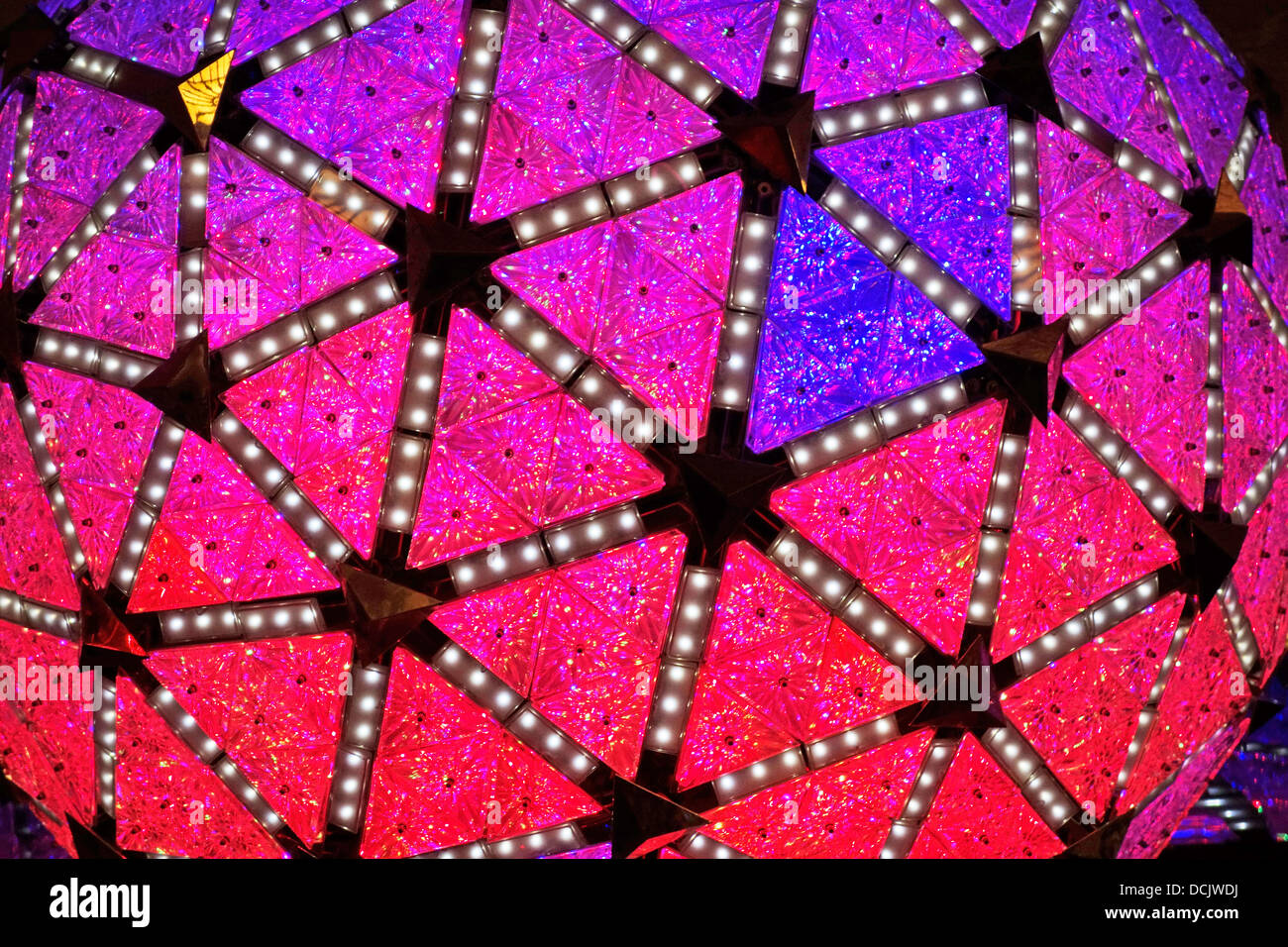 Centennial ball light show at the Times Square Visitor center Stock ...