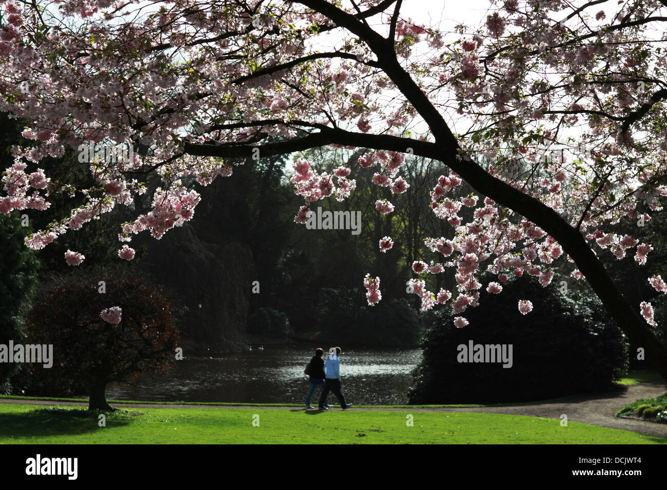 Walk lake spring hi-res stock photography and images - Alamy
