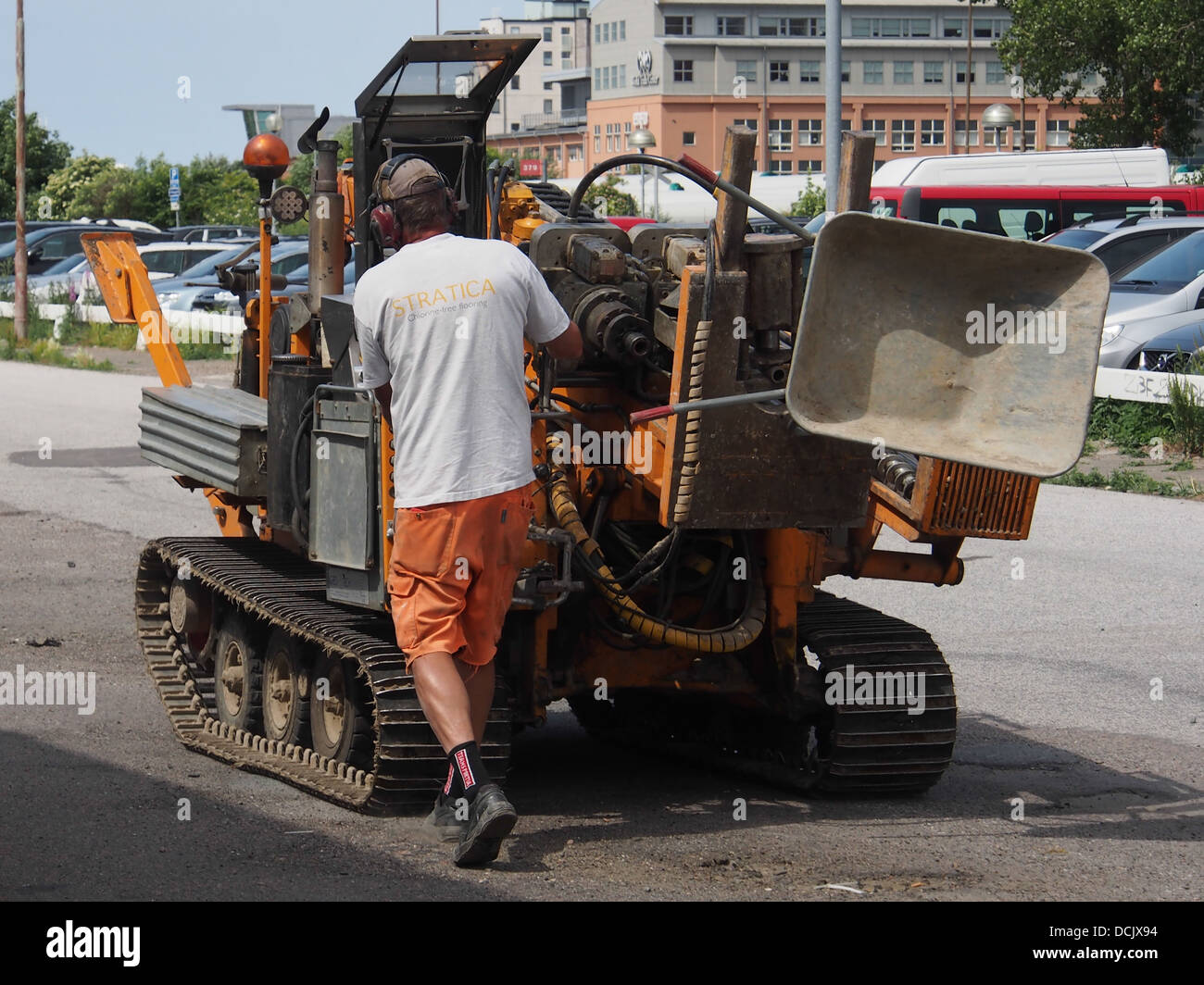 Geotech site investigation rig 605 pic-001 Stock Photo - Alamy