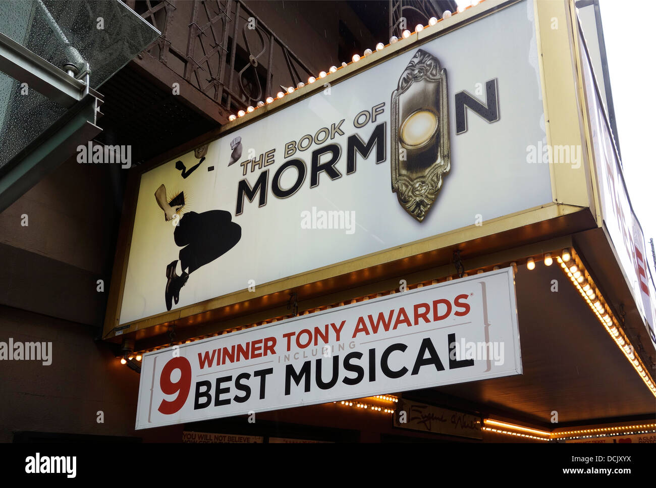 The Book of Mormon at the Eugene O'Neill theater Stock Photo - Alamy