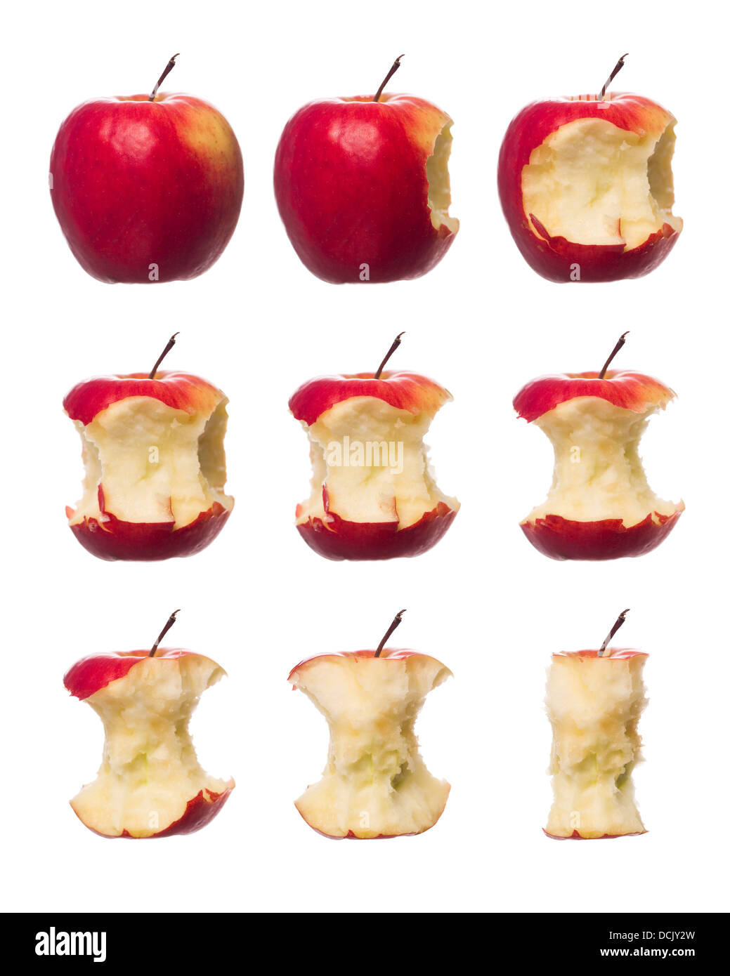 Half eaten apples hi-res stock photography and images - Alamy