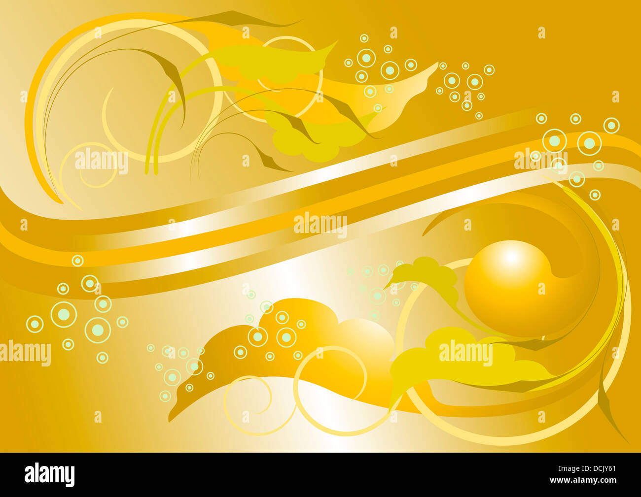 Yellow leaves and arrows with yellow atlas background Stock Photo - Alamy