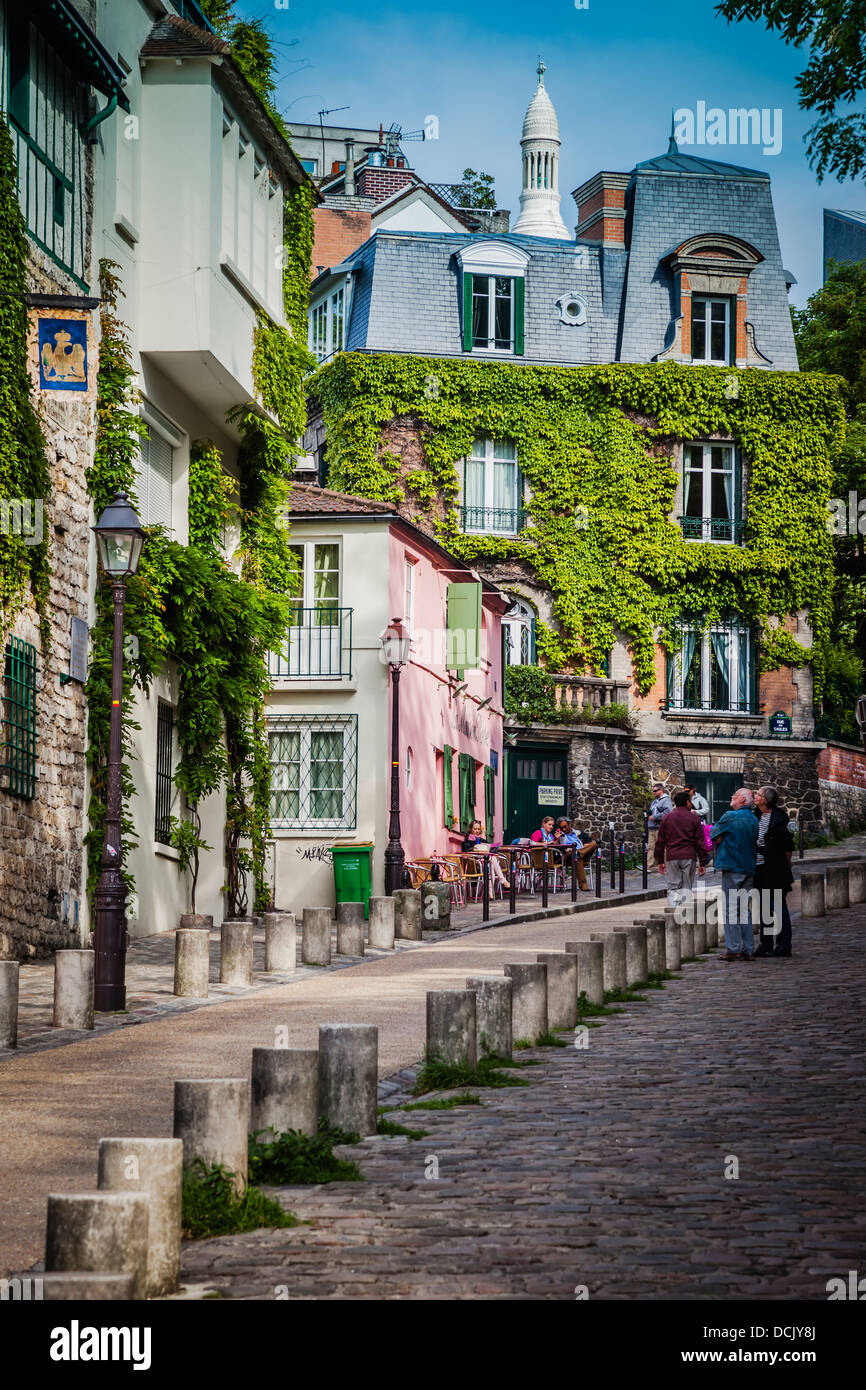 Morning in Montmartre, Paris France Stock Photo - Alamy