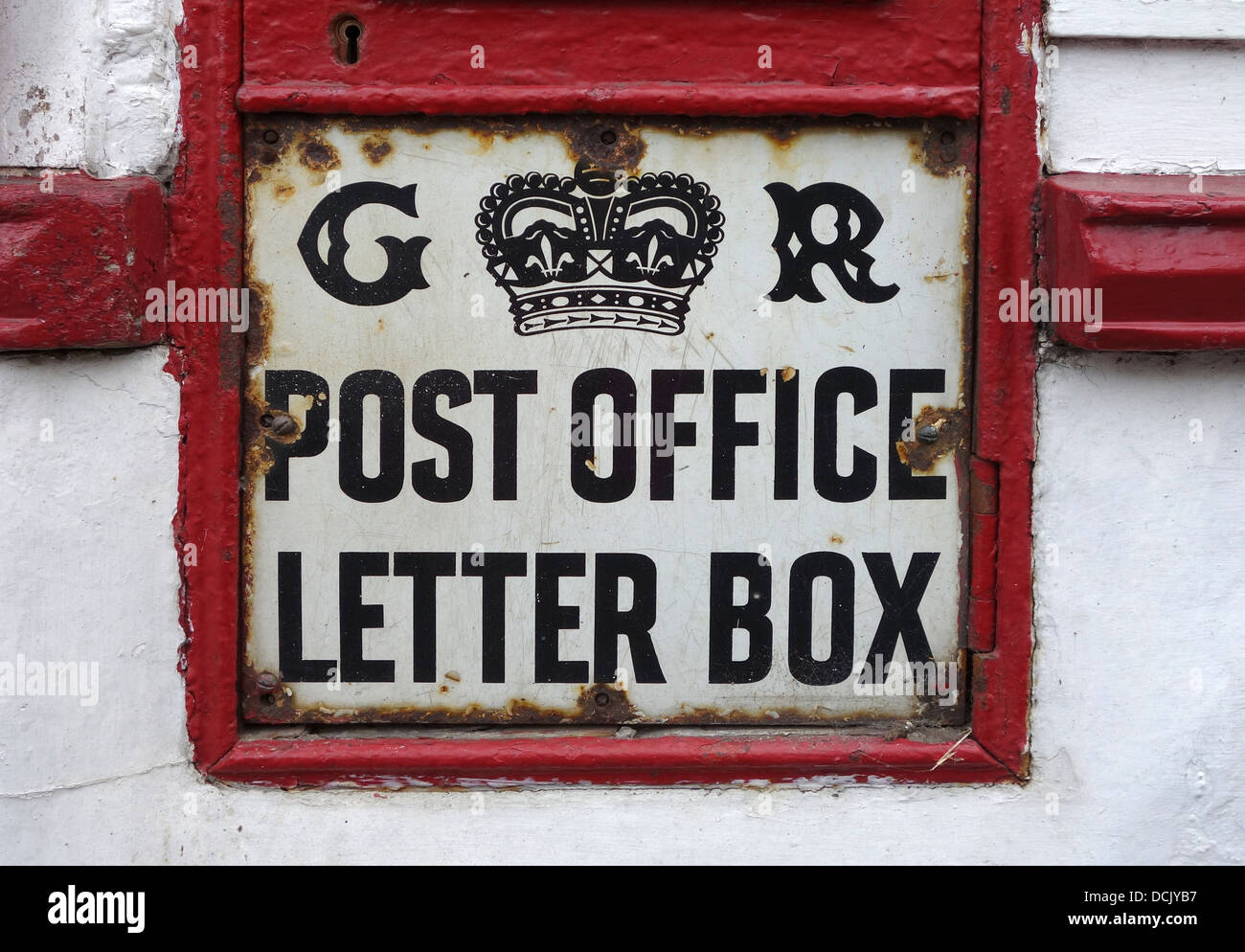 An old post office post box Stock Photo - Alamy