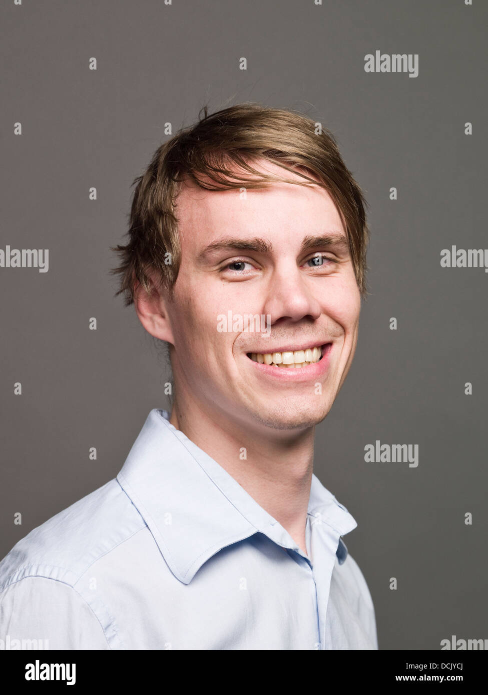 Portrait of a happy man Stock Photo - Alamy