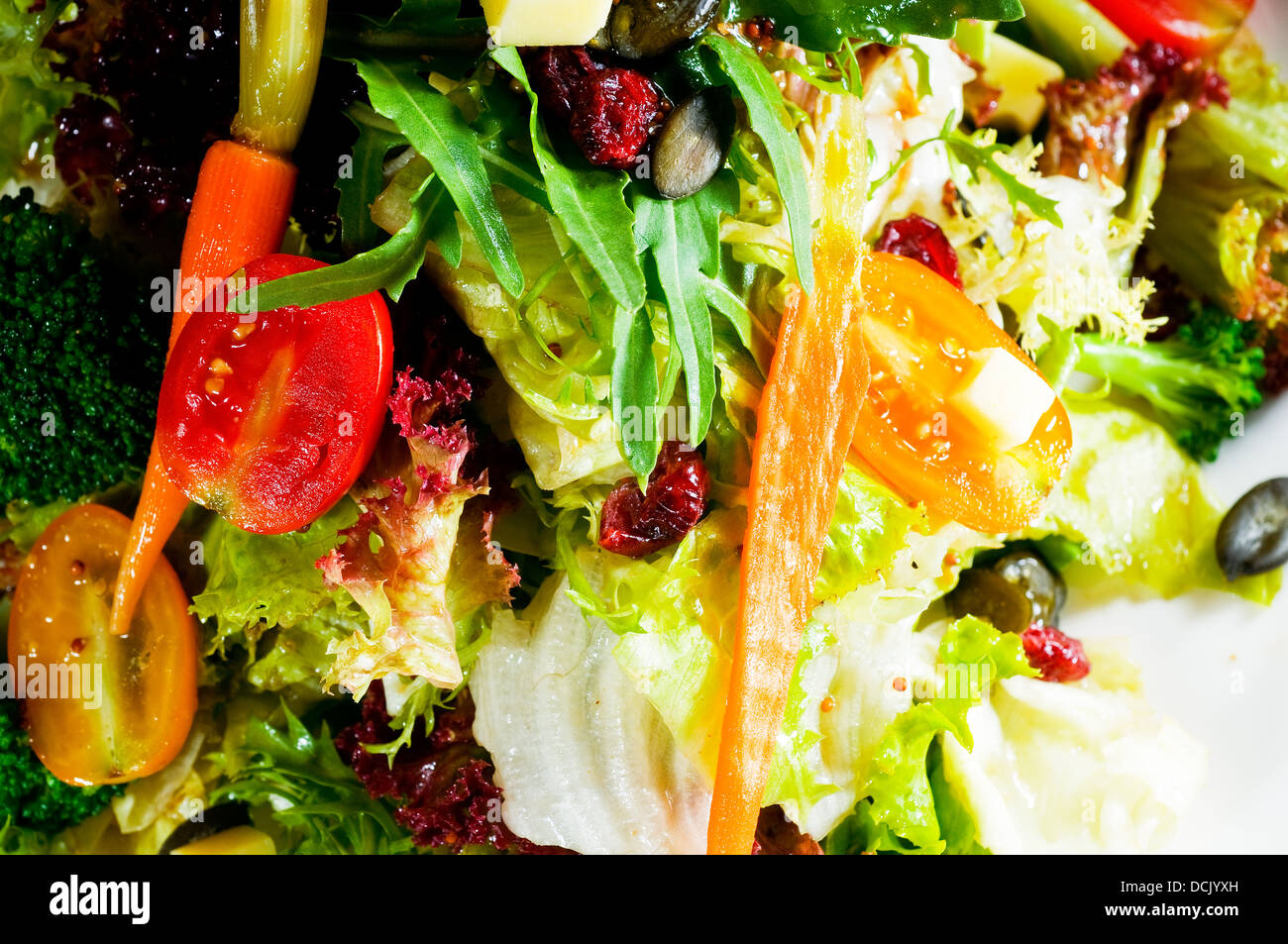 fresh mixed salad Stock Photo - Alamy