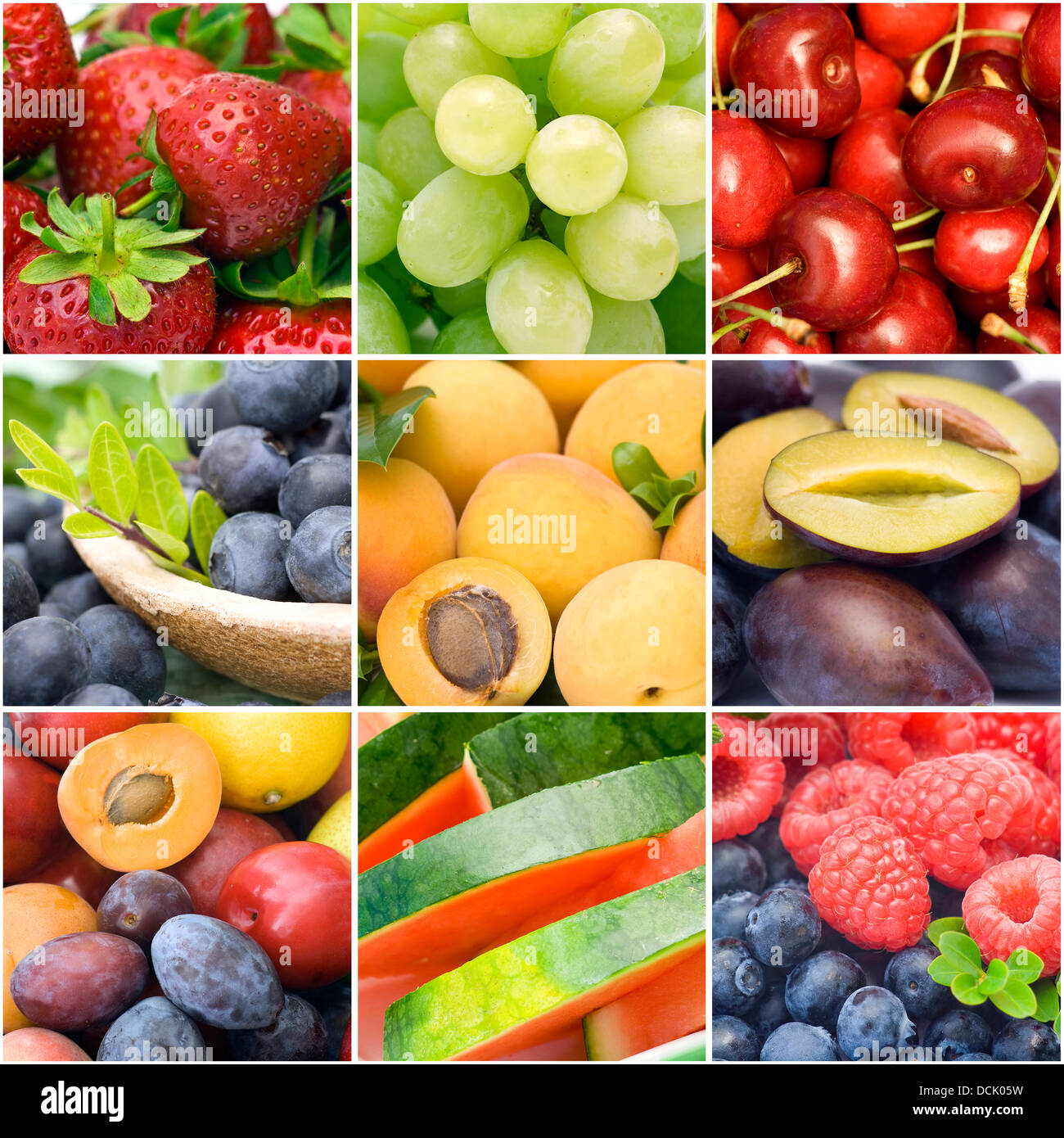 collection of fresh fruits Stock Photo - Alamy