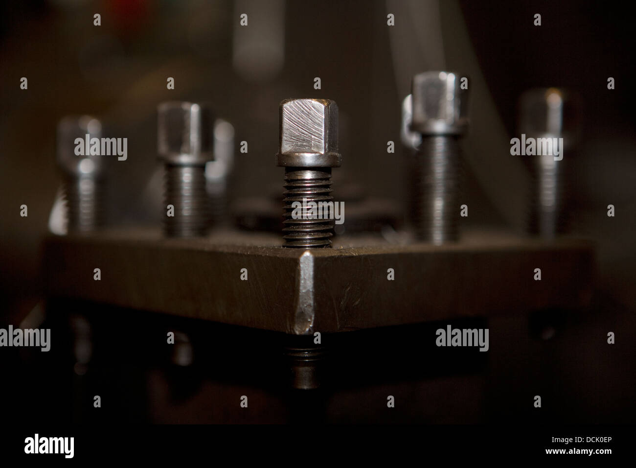 Screws in a workshop Stock Photo - Alamy