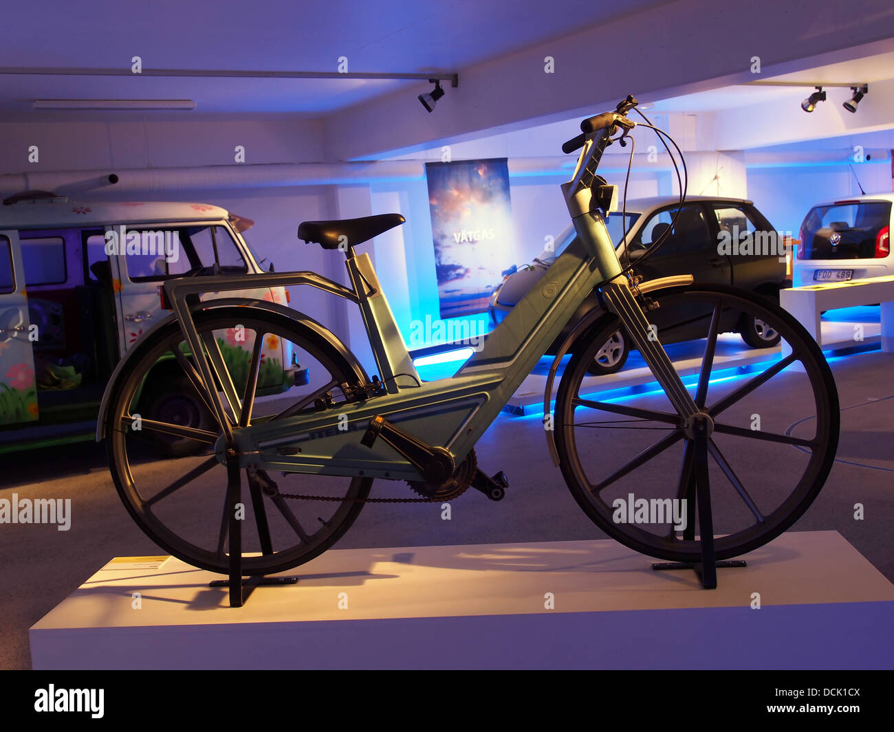 The Itera plastic bicycle, displayed at the Teknikens och Sjöfartens ...