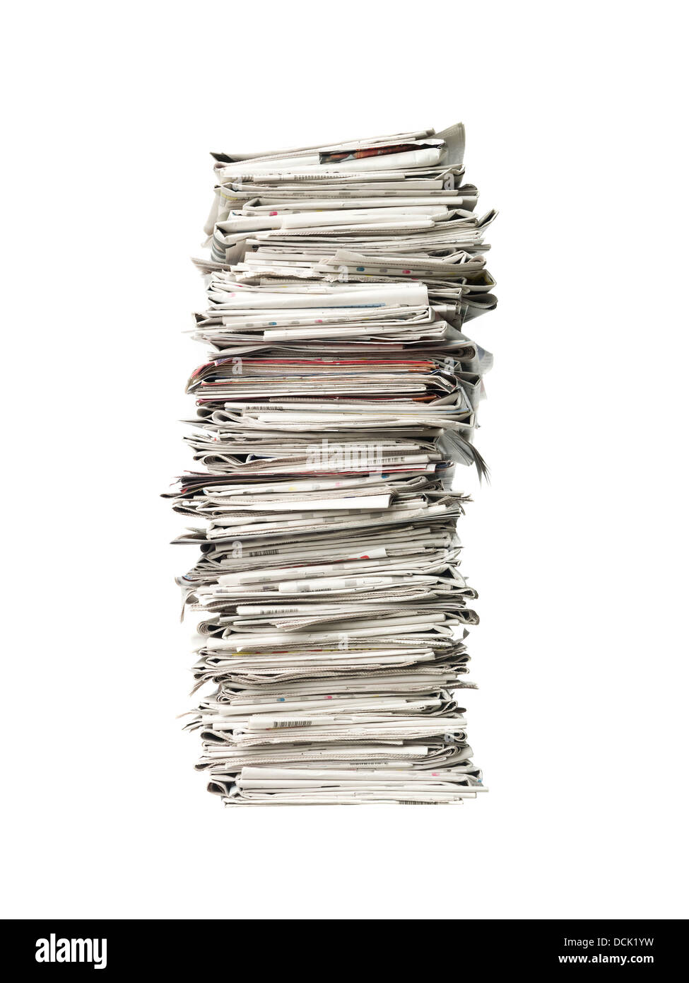 Pile of newspapers Stock Photo - Alamy