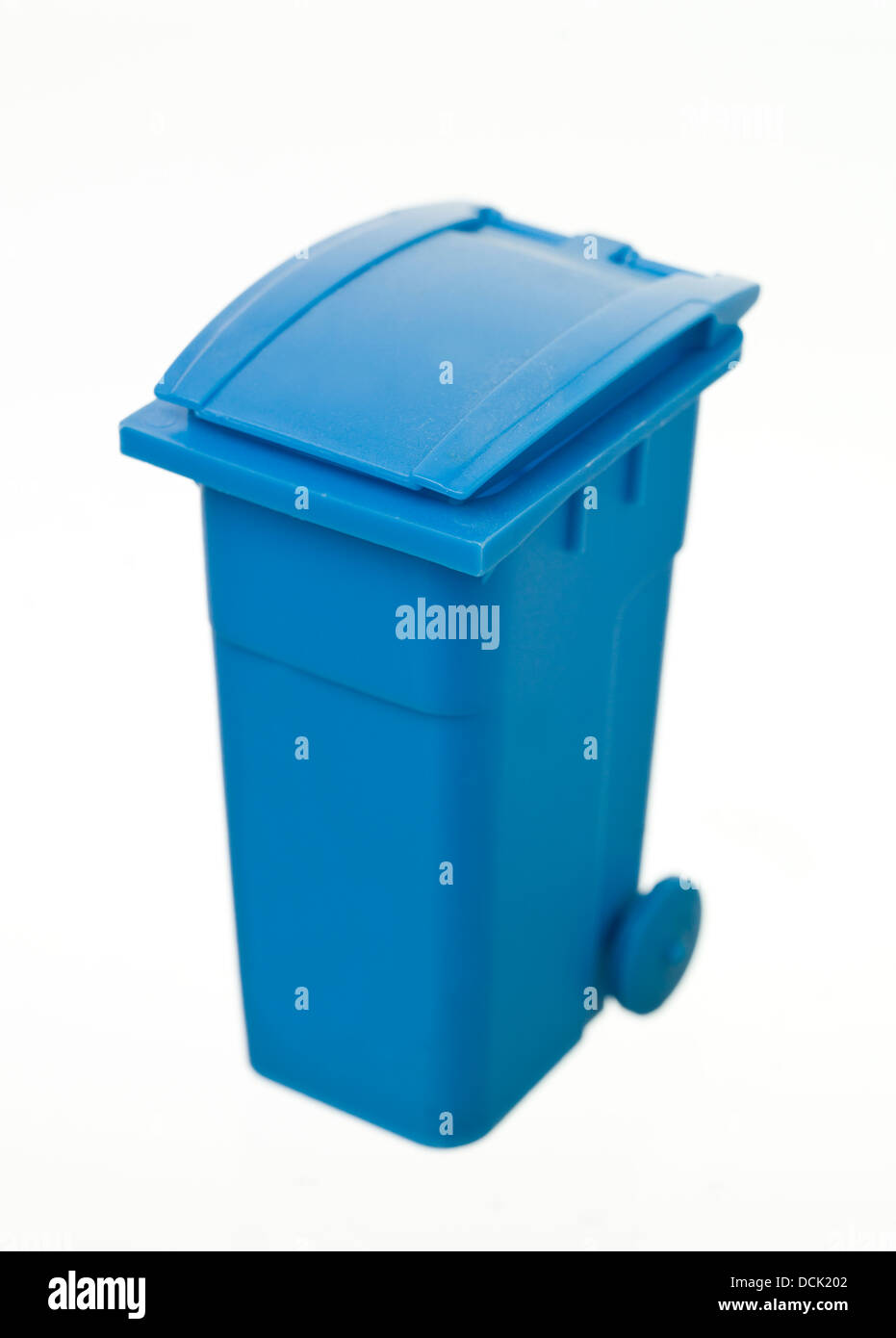 Blue Recycling Bin Stock Photo - Alamy