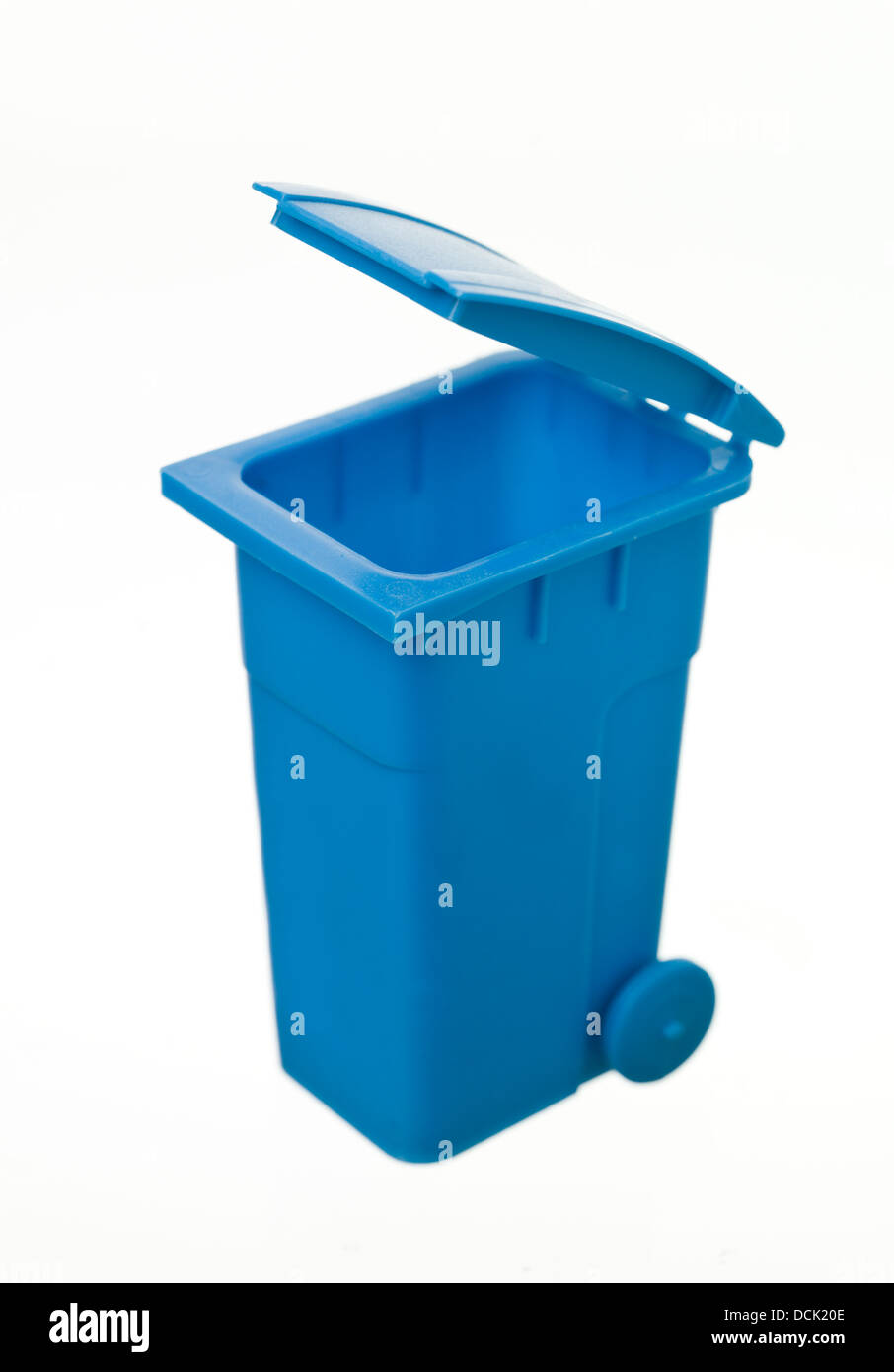 Blue Recycling Bin Stock Photo - Alamy
