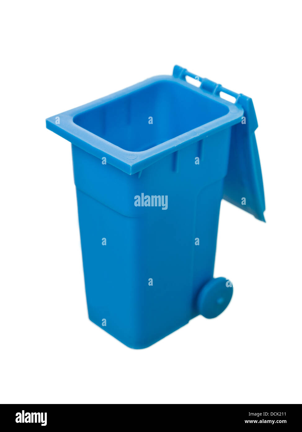 Blue Recycling Bin Stock Photo - Alamy