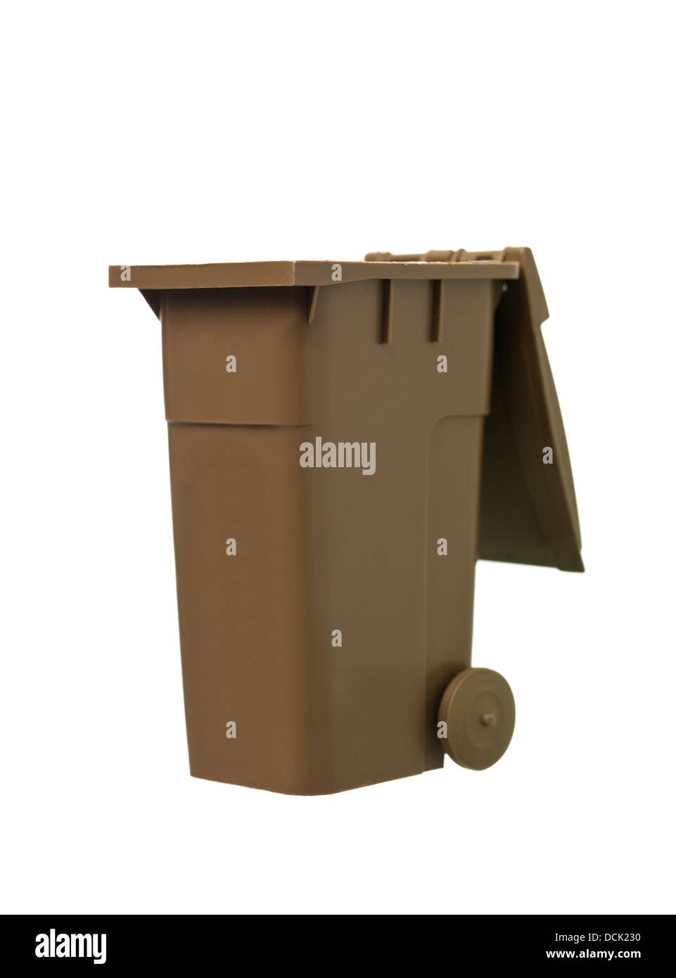 Brown Recycling Bin Stock Photo - Alamy